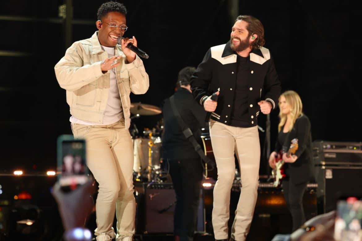 WATCH: BRELAND and Thomas Rhett Dance Their Way Through First ...