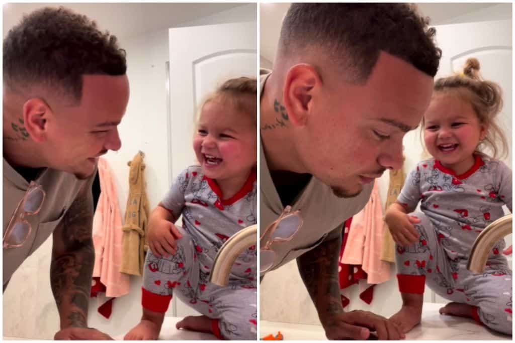 Kane Brown's New Family Photo Proves Taking Pictures With a Baby Is No ...