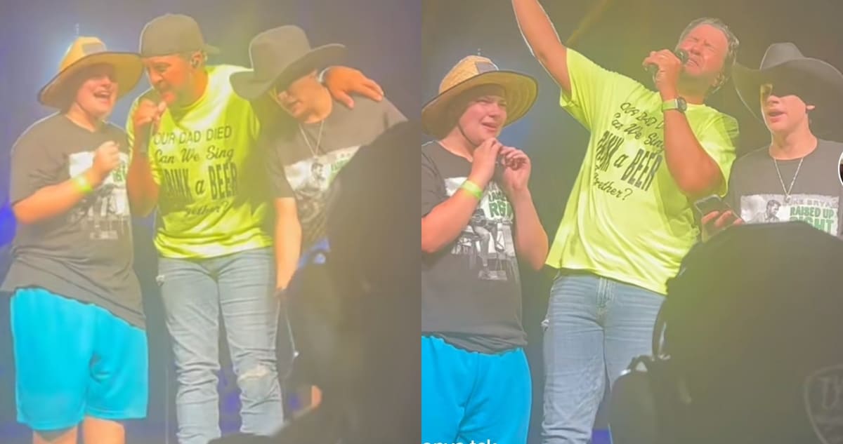 WATCH: Luke Bryan Shares Emotional 'Drink A Beer' Sing-Along With Young ...