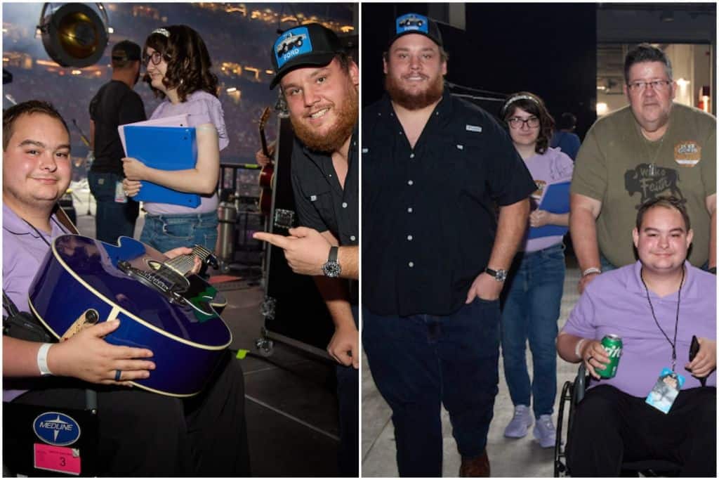Luke Combs Fulfills Fan's Dying Wish With Exclusive Concert Experience ...