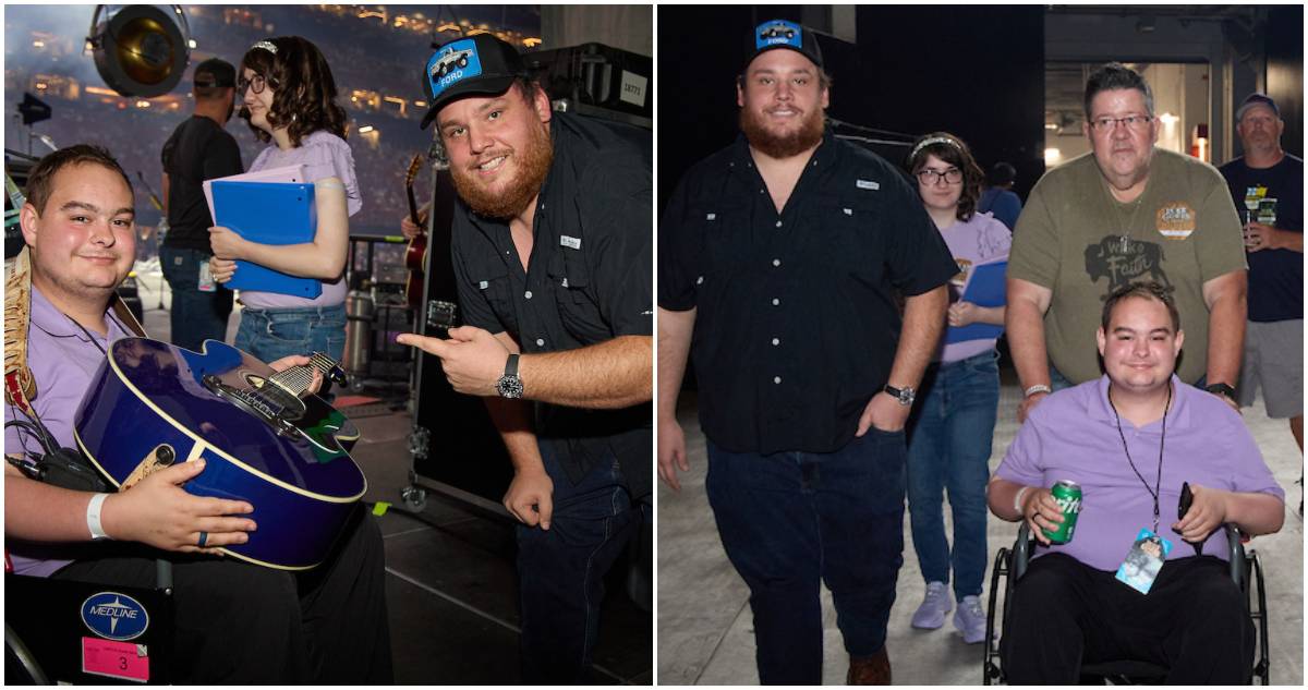 Luke Combs Fulfills Fan's Dying Wish With Exclusive Concert Experience ...