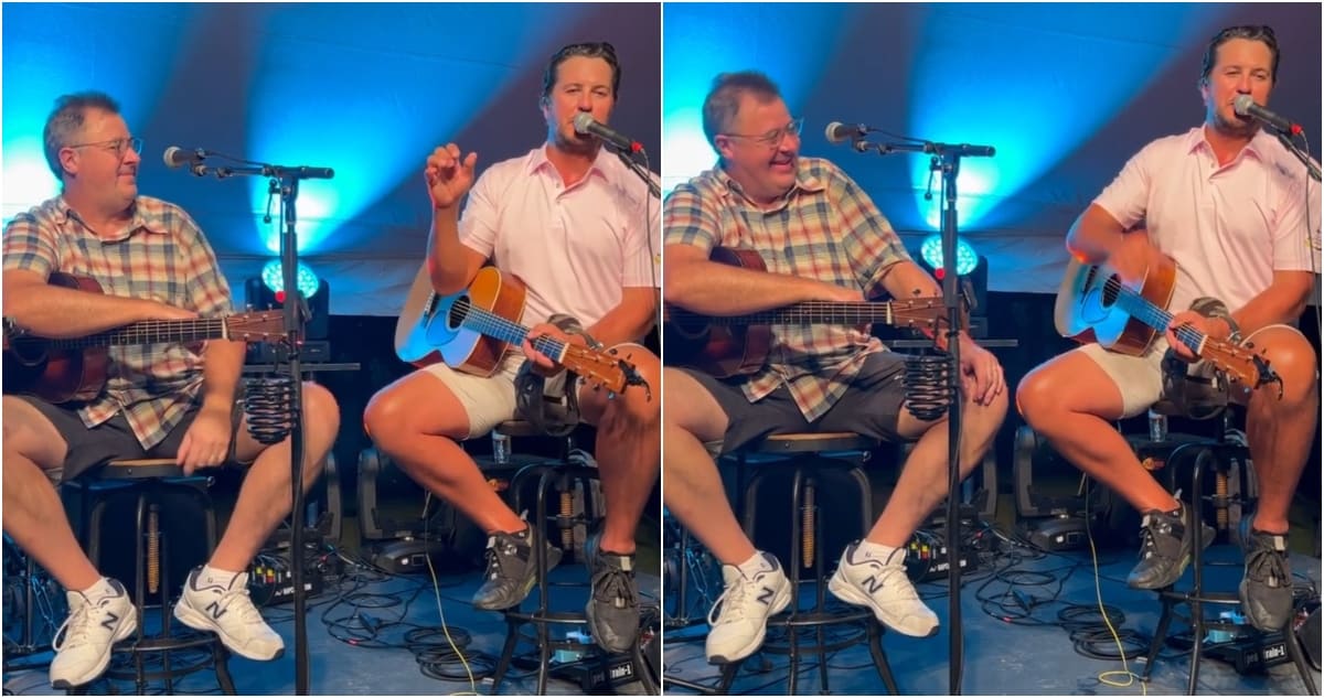 WATCH: Luke Bryan and Vince Gill Share Full-Circle Moment During Jam Session At The Brett Boyer ...