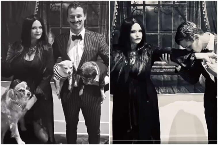 Miranda Lambert, Brendan McLoughlin, And Their Dogs Channel 'The Addams ...