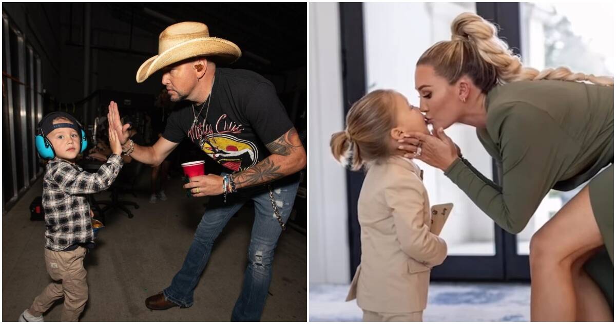 Jason Aldean And Wife, Brittany, Pen Sweet Messages For Son Memphis On ...