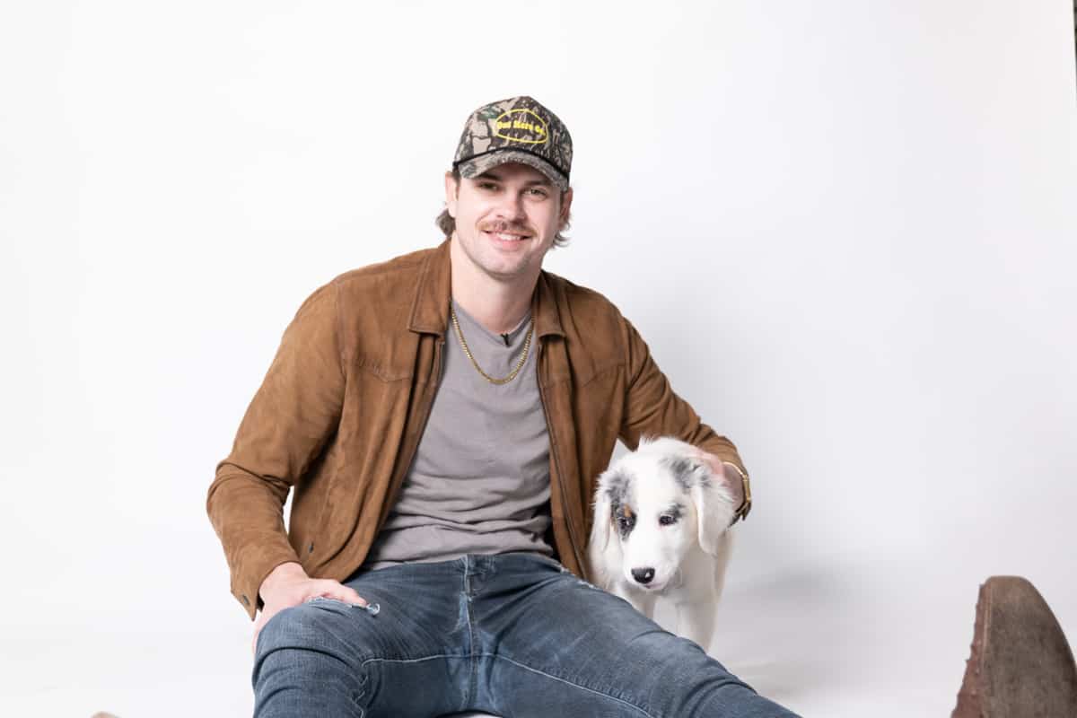 WATCH: Matt Stell Showered With Puppy Kisses On The 'Pupdate' - Country Now