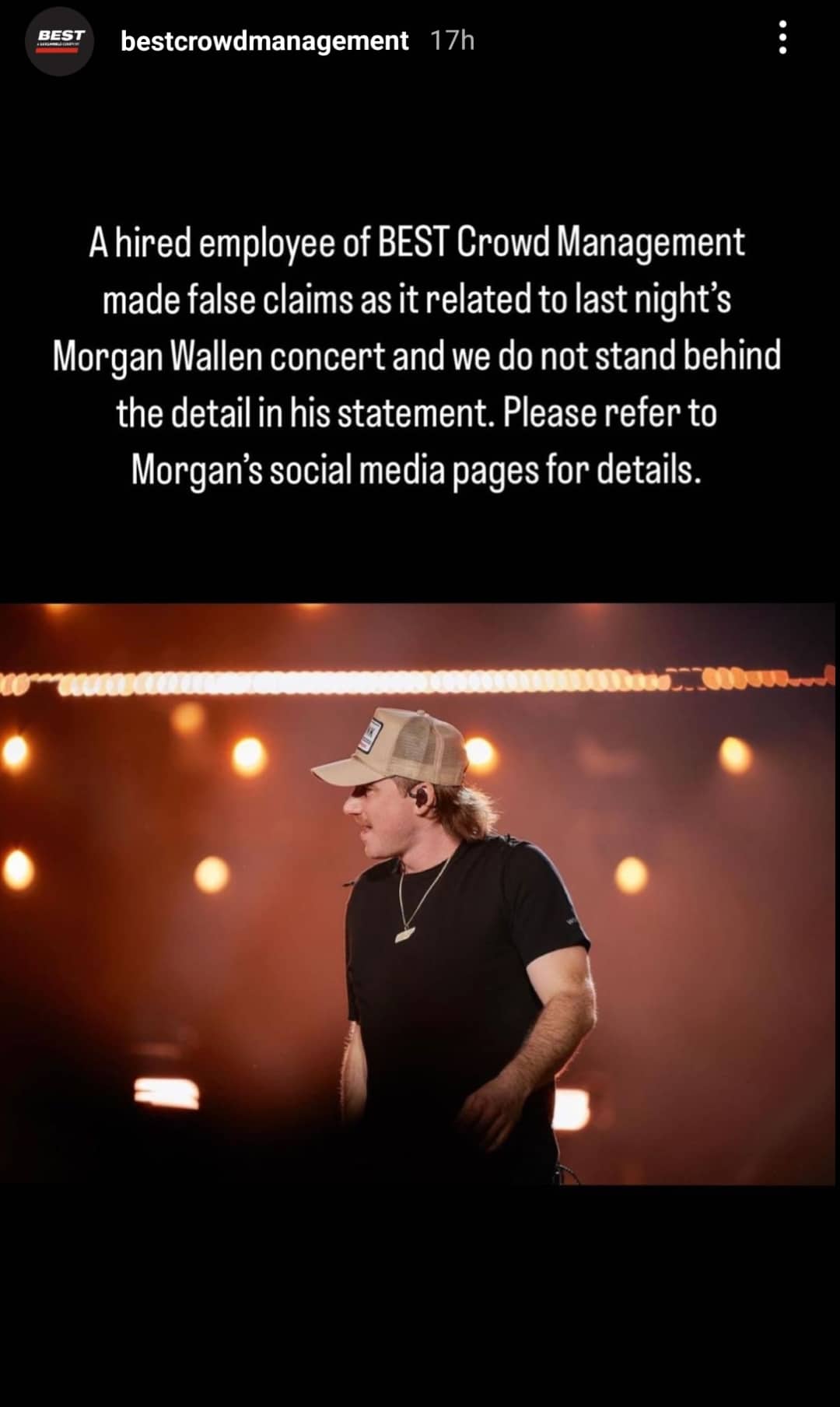 Security Company Denounces Guard's 'False Claims' About Morgan Wallen ...