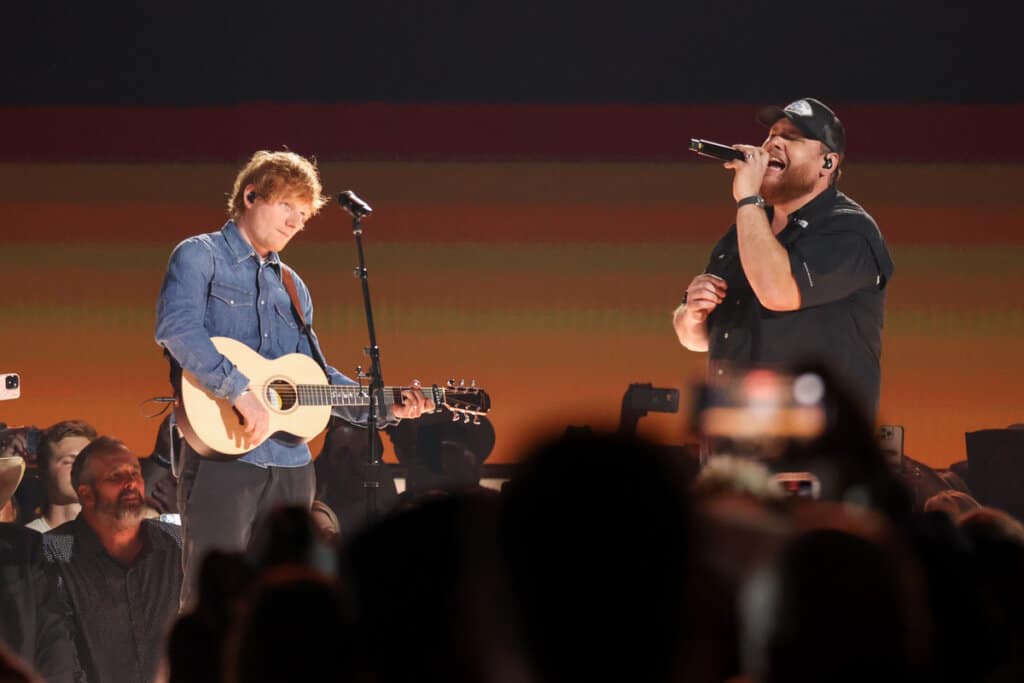 Luke Combs Joins Ed Sheeran For Surprise Duet - Country Now