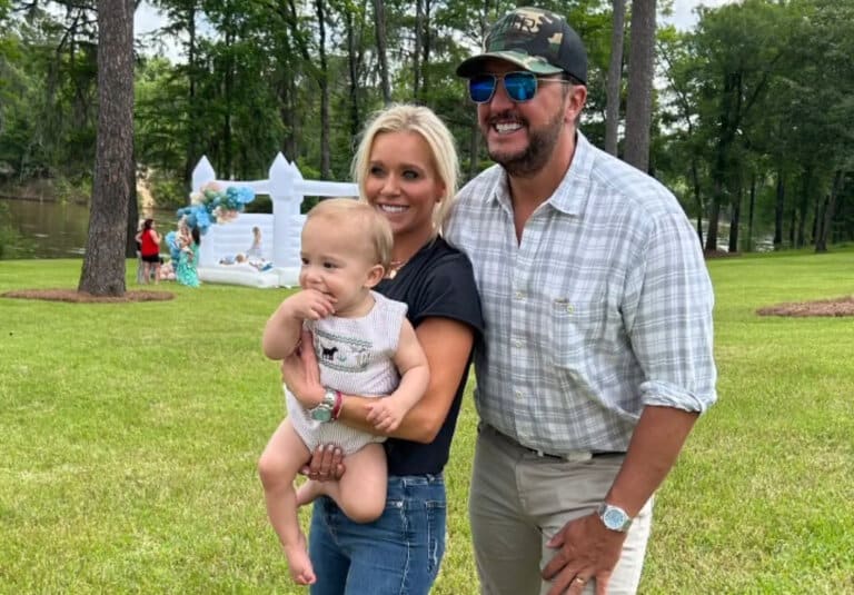 Luke Bryan And His Wife, Caroline, Shower Great Nephew With Love On His ...