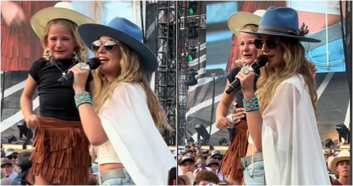 WATCH: Lainey Wilson Invites Tearful Young Fan Onstage, Fulfilling Her ...