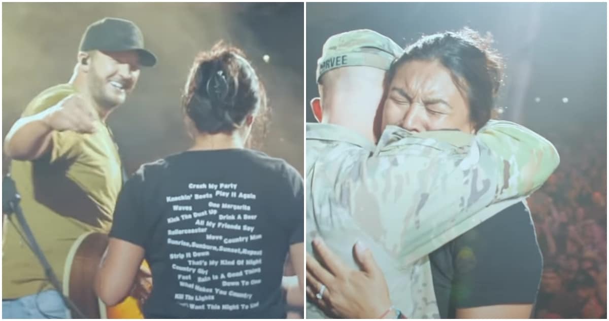 WATCH: Tearful Reunion Unfolds On Luke Bryan's Concert Stage As ...