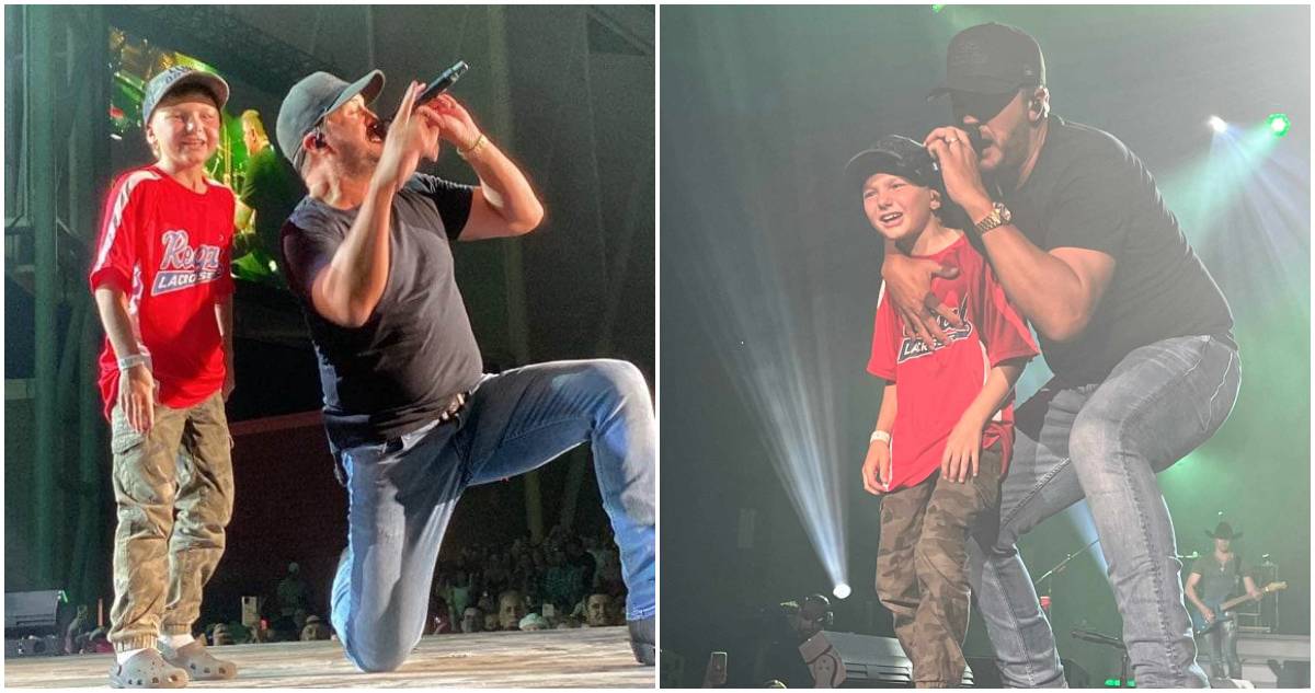 Unforgettable Moment: Luke Bryan Enlists 9-Year-Old Fan To Sing With ...