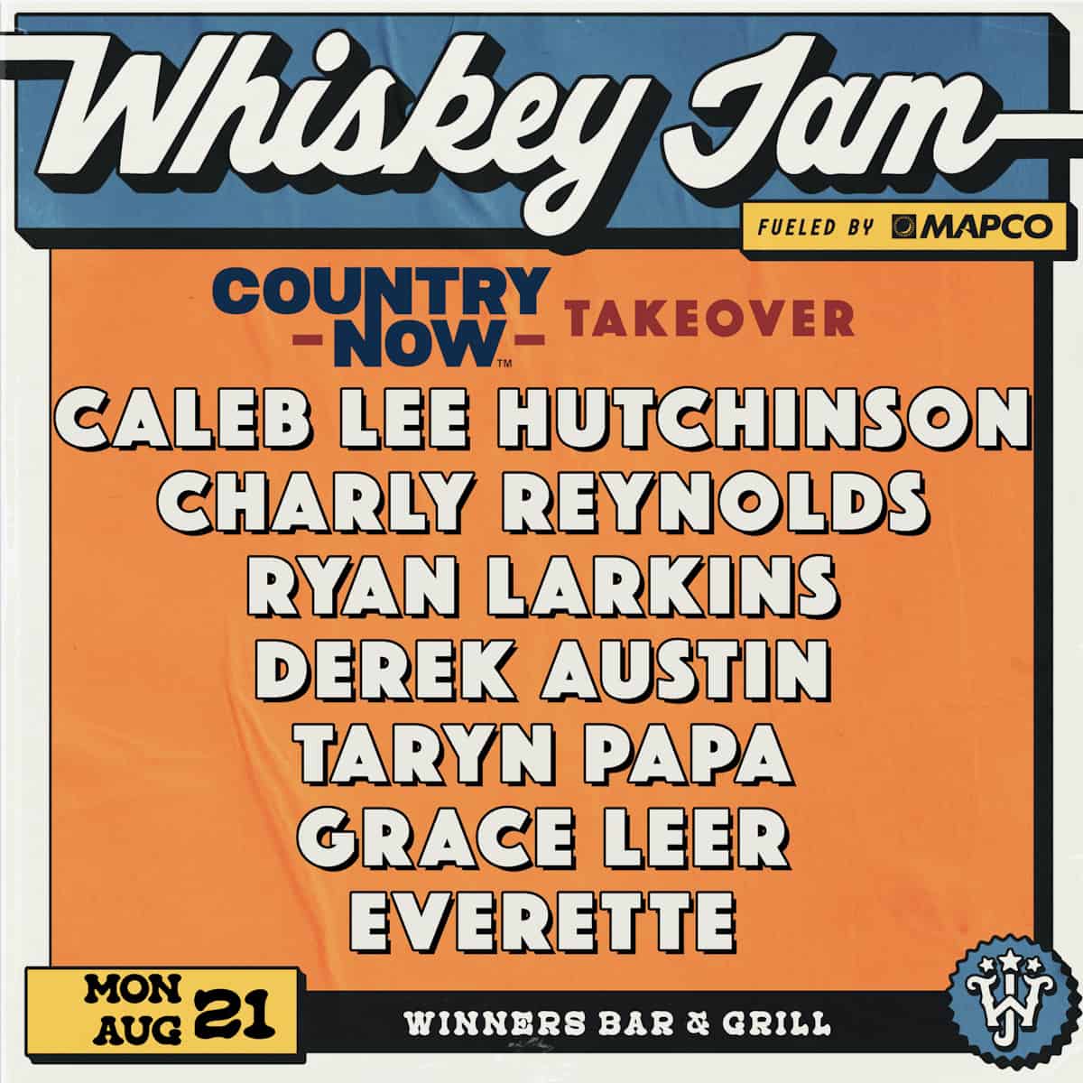 Country Now Is Taking Over Whiskey Jam With Charly Reynolds, Ryan ...