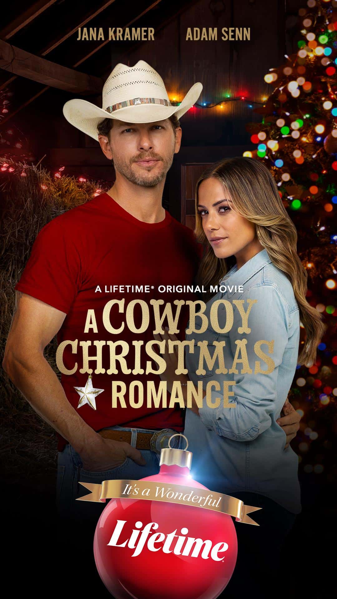 Jana Kramer and Adam Senn Star In Steamy New Lifetime Movie, 'A Cowboy Christmas Romance ...