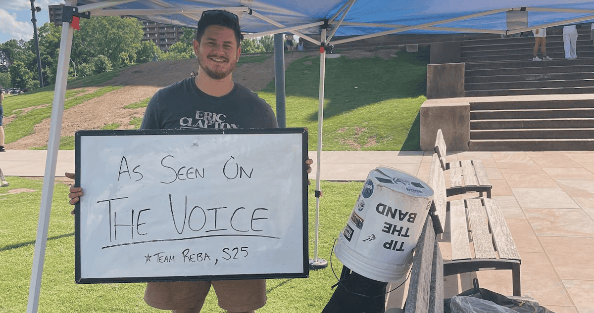 'The Voice' Contestant Donny Van Slee Spotted Busking In Nashville ...