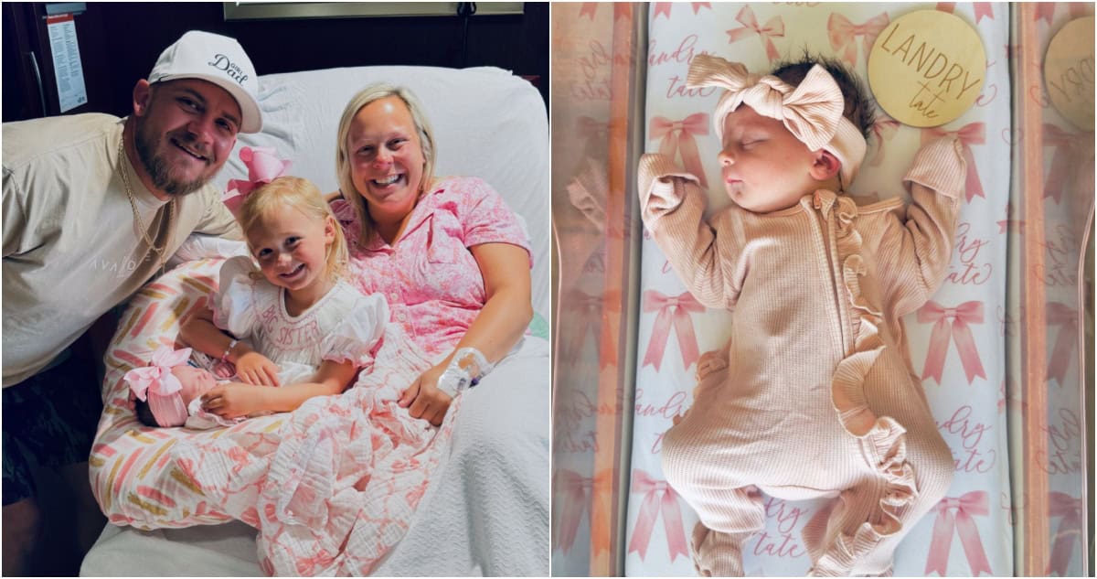 Drew Parker And Wife, Mallory Welcome Baby Girl, Landry Tate - Country Now