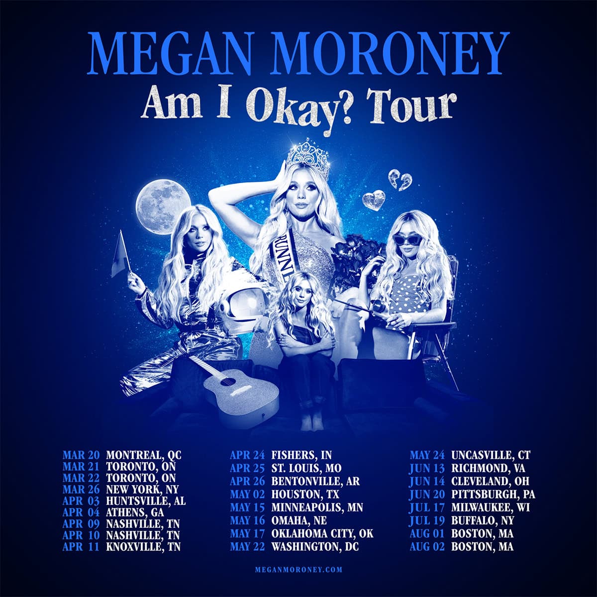 Megan Moroney Plots 2025 AM I OKAY? Tour - Country Now