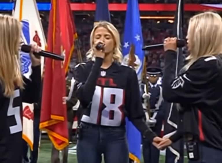 The Castellows Deliver Stunning National Anthem Performance at Atlanta ...