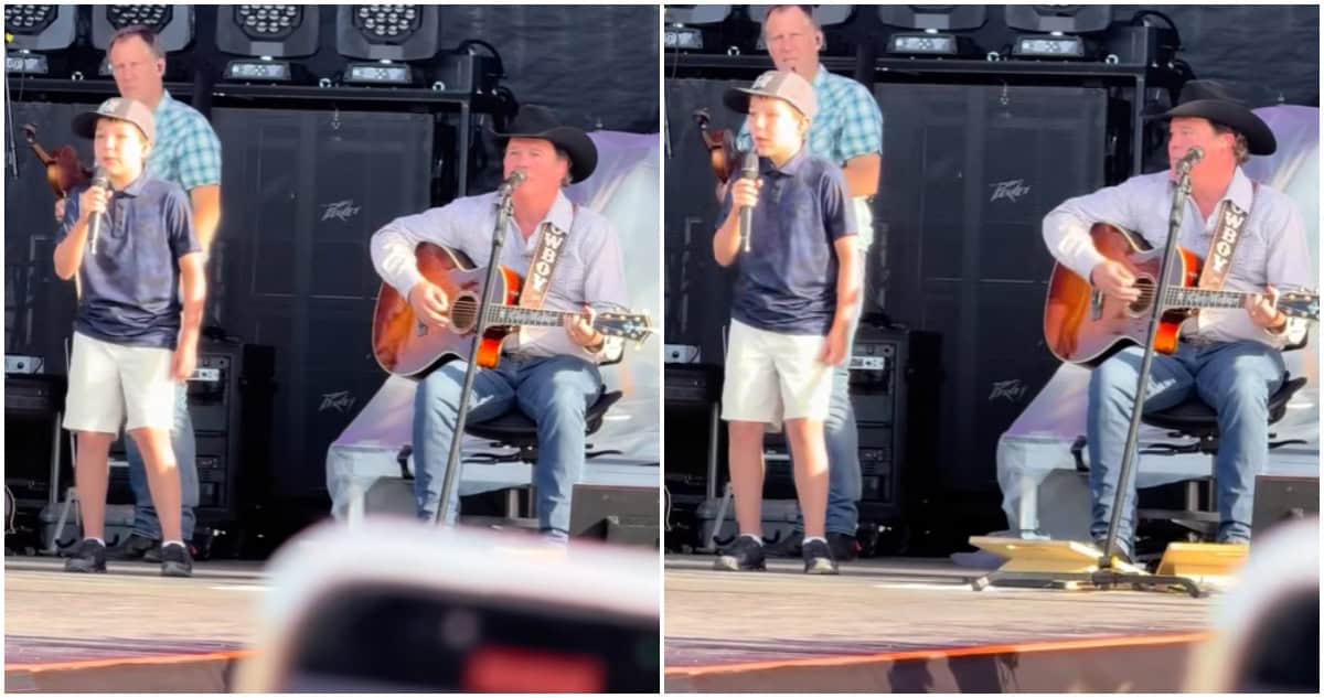 WATCH: Clay Walker’s 12-Year-Old Son Steals the Show With Surprise ...