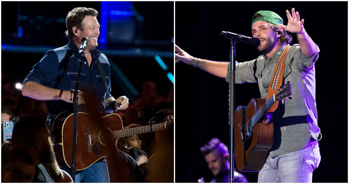 Blake Shelton Once Helped Thomas Rhett With Homework, Now They've Got A ...