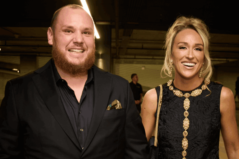 Luke Combs Rocks Custom Columbia PFG Suit During Date Night With Wife ...