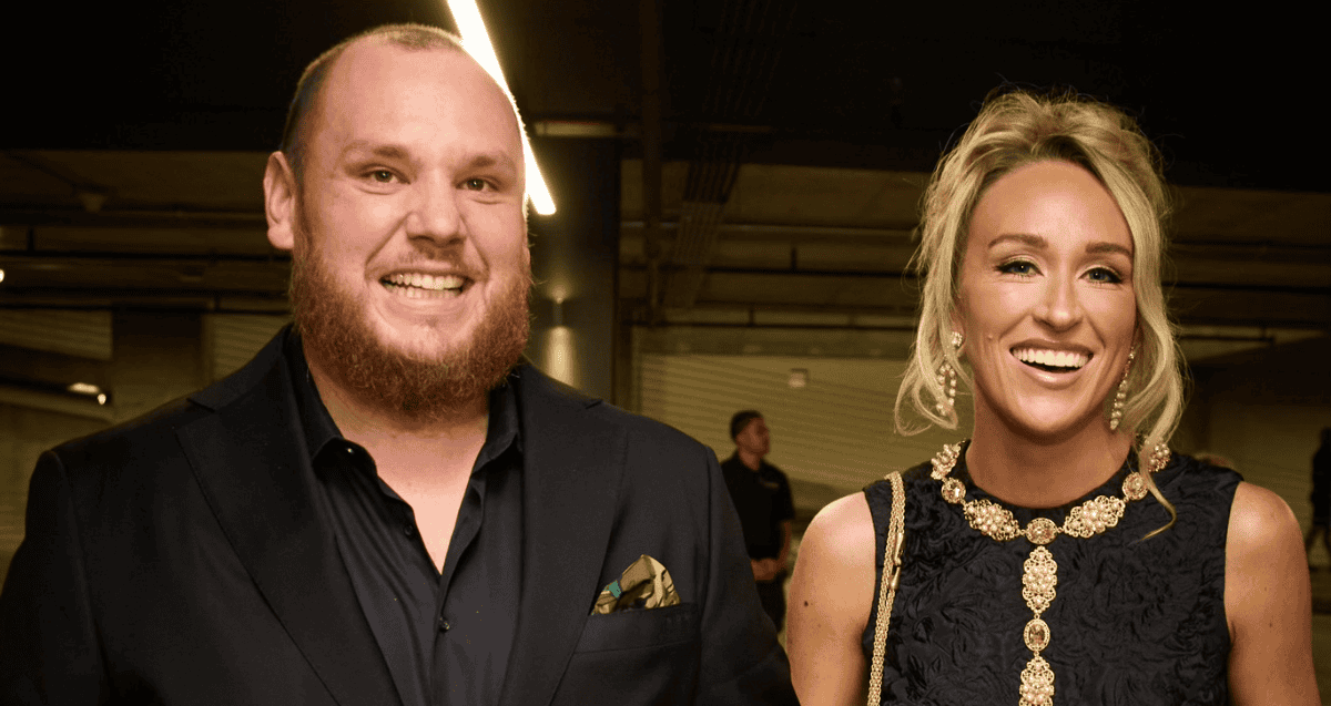 Luke Combs Rocks Custom Columbia PFG Suit During Date Night With Wife ...