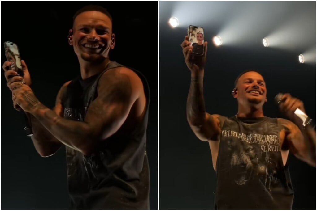 Kane Brown Shocks Crowd In Germany By FaceTiming Wife Katelyn For A ...