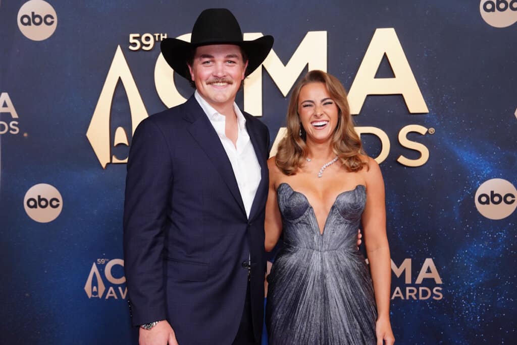 Zach Top and Amelia Taylor Stun Fans With a CMA Red Carpet Look No One ...