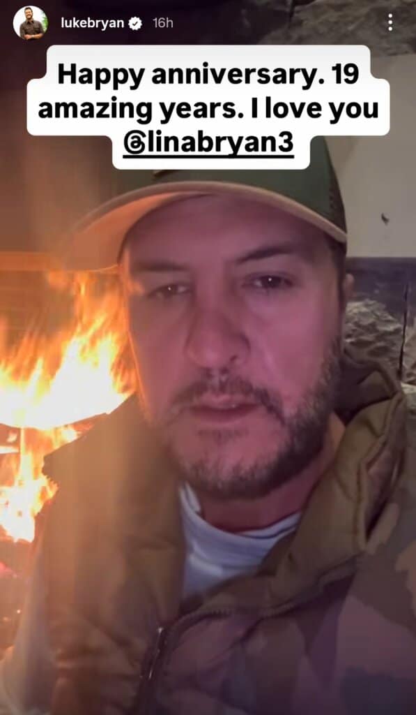 Luke Bryan and Caroline Celebrate 19 Years of Marriage With Cozy, Low ...