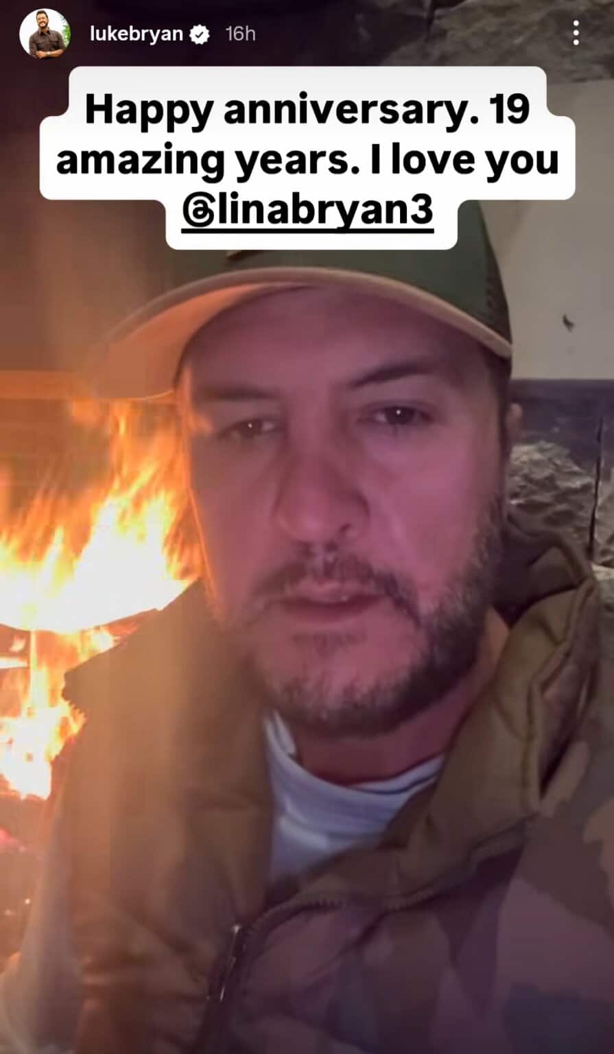 Luke Bryan and Caroline Celebrate 19 Years of Marriage With Cozy, Low ...