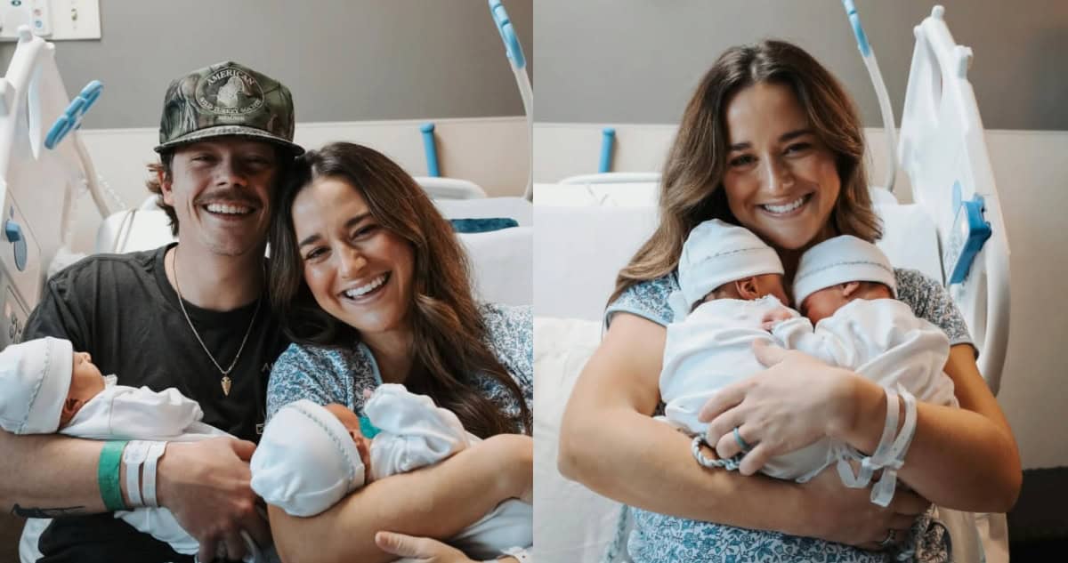 Dylan Marlowe and Wife Natalie Celebrate Arrival of Twin Boys, Case and ...